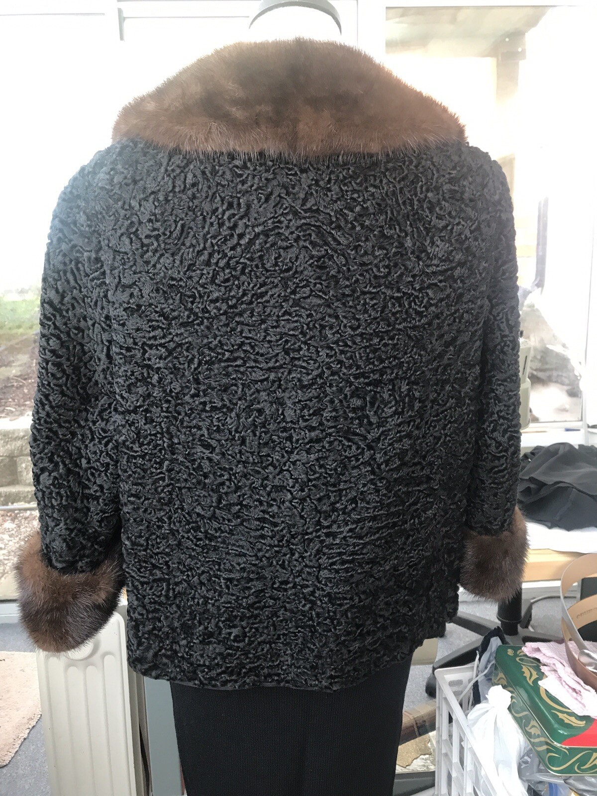 Vintage Black Persian Karakul Jacket - Gem