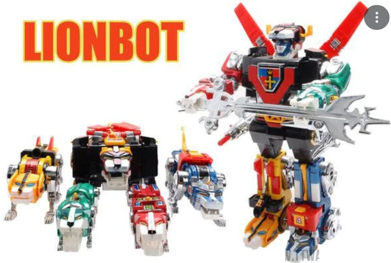 NEW VOLTRON LIONBOT 1980 Chogokin Die-Cast Metal 5 in 1 Figureses ...
