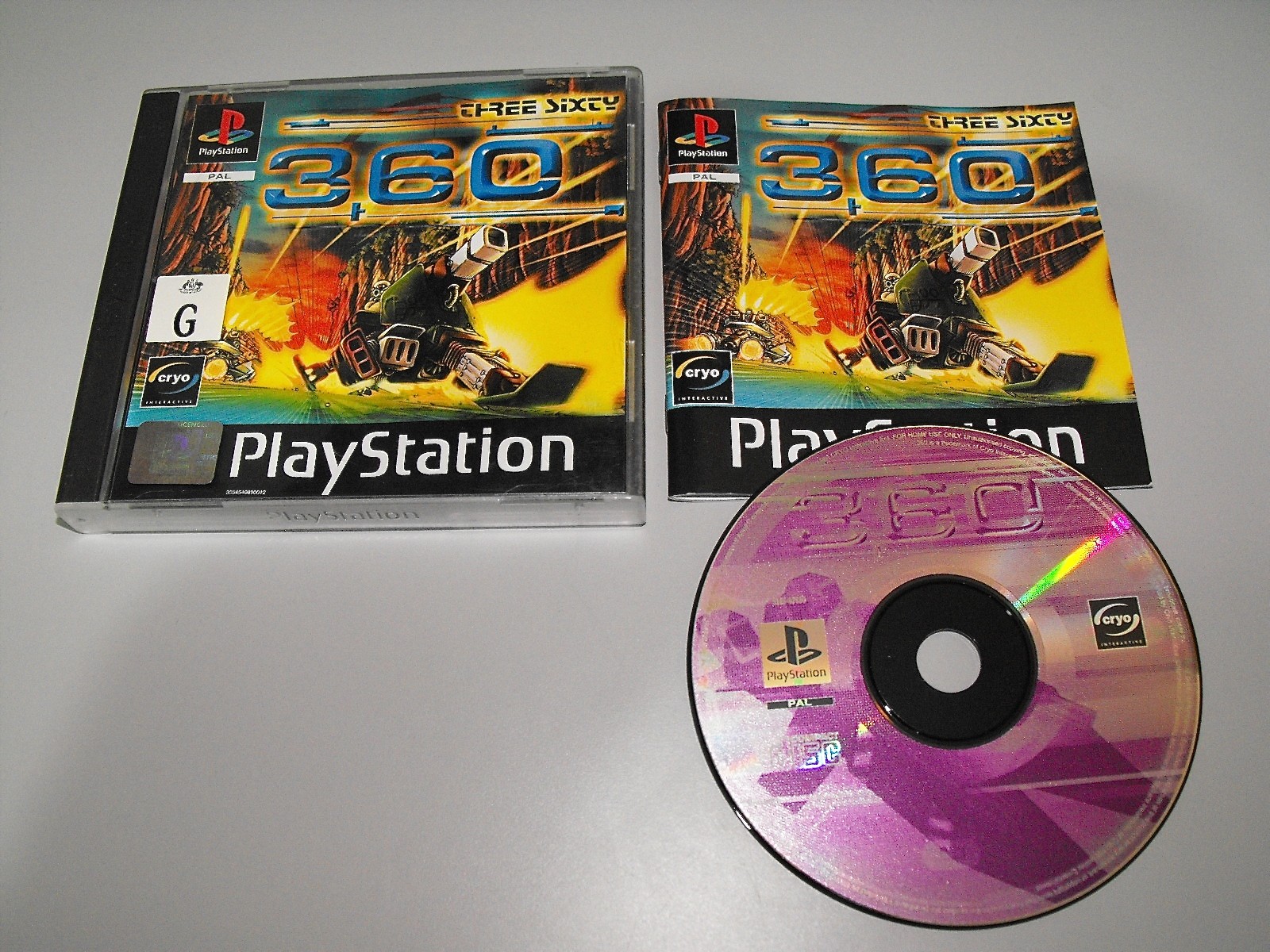 Three Sixty For PlayStation One PAL And Complete Disc Near Mint And In ...