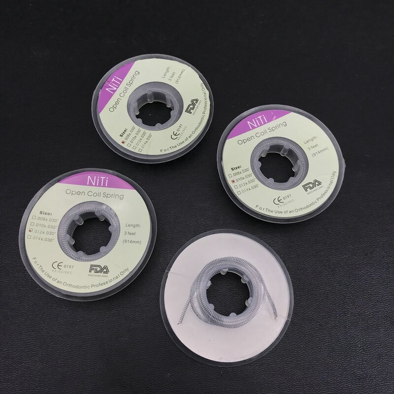 Dental Orthodontic Niti Open Coil Spring Spool .008/010/012/014 Inch ...