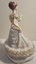 VTG Hand Made Romania PORCELAIN LACE VICTORIAN FIGURINE Apulum Lucru ...