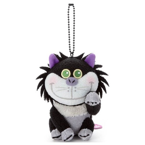 Disney Character Come Meow Ball Chain Mascot Lucifer Plush Toy Stuffed ...