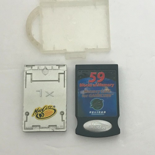 2 Nintendo GameCube Memory Cards with Protective Case | eBay