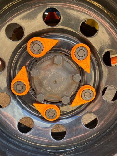 27MM X 25 UNIVERSAL ORANGE WHEEL NUT INDICATOR Land Rover ect | eBay UK