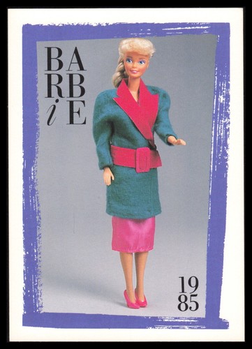 1990 Mattel Business Executive Barbie Oversized Trading Card #1985 | eBay