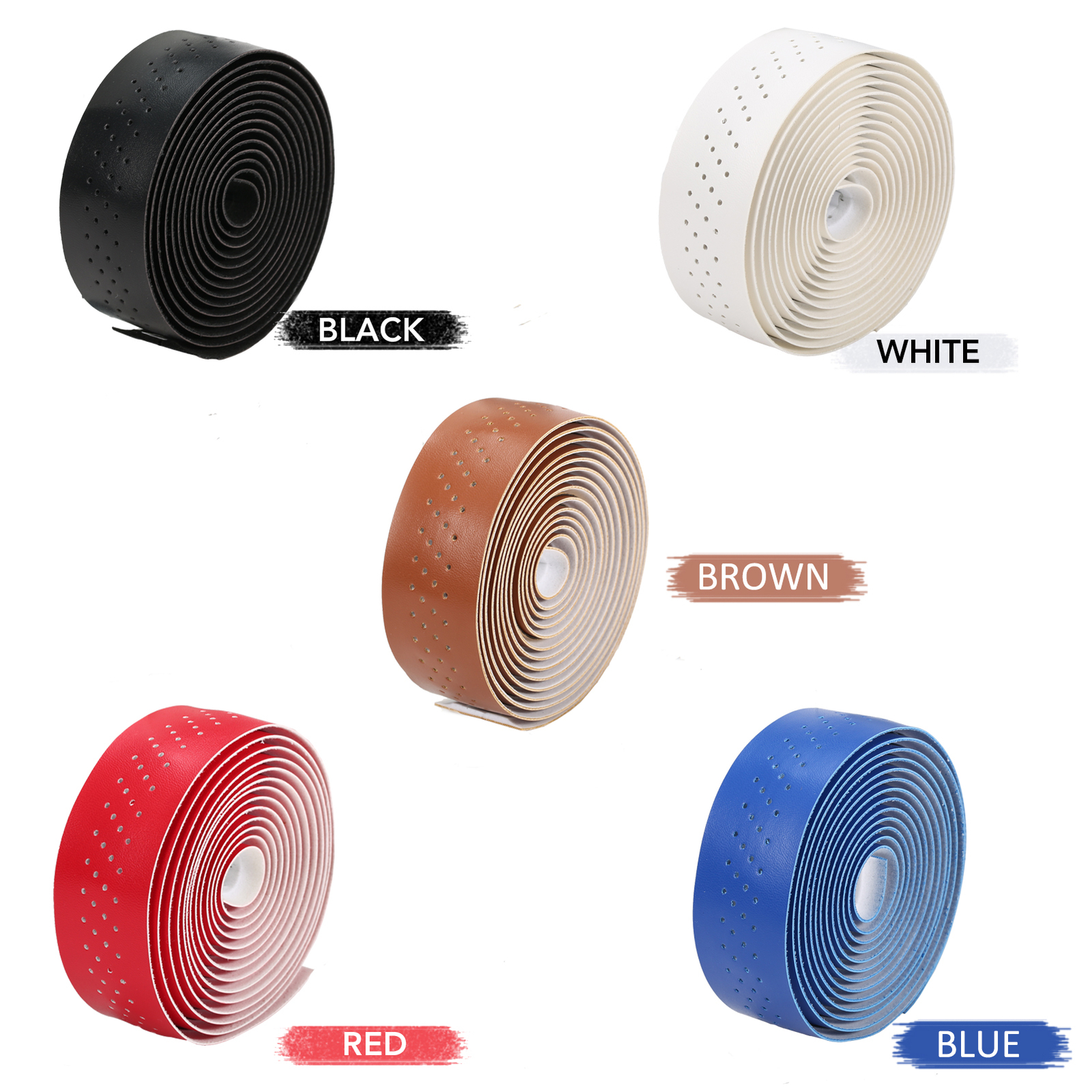 1 pair of Handlebar Tapes Soft Road Bike Handlebar Band Breathable J9M2 ...