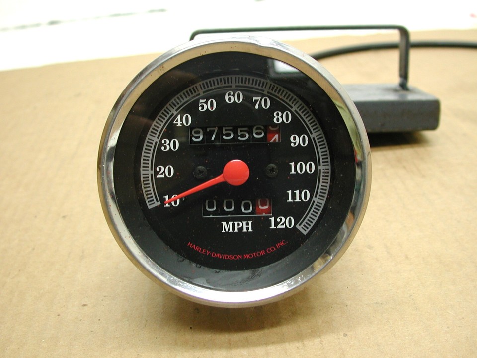 Vintage HARLEY DAVIDSON Sportster XL DYNA FXR OEM 3.5" Speedometer | eBay