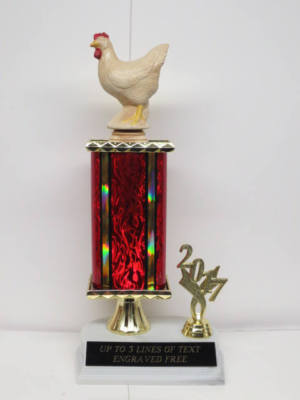 Chicken Hot Wings BBQ Cook Off Trophy Award Hand Painted Chicken | eBay