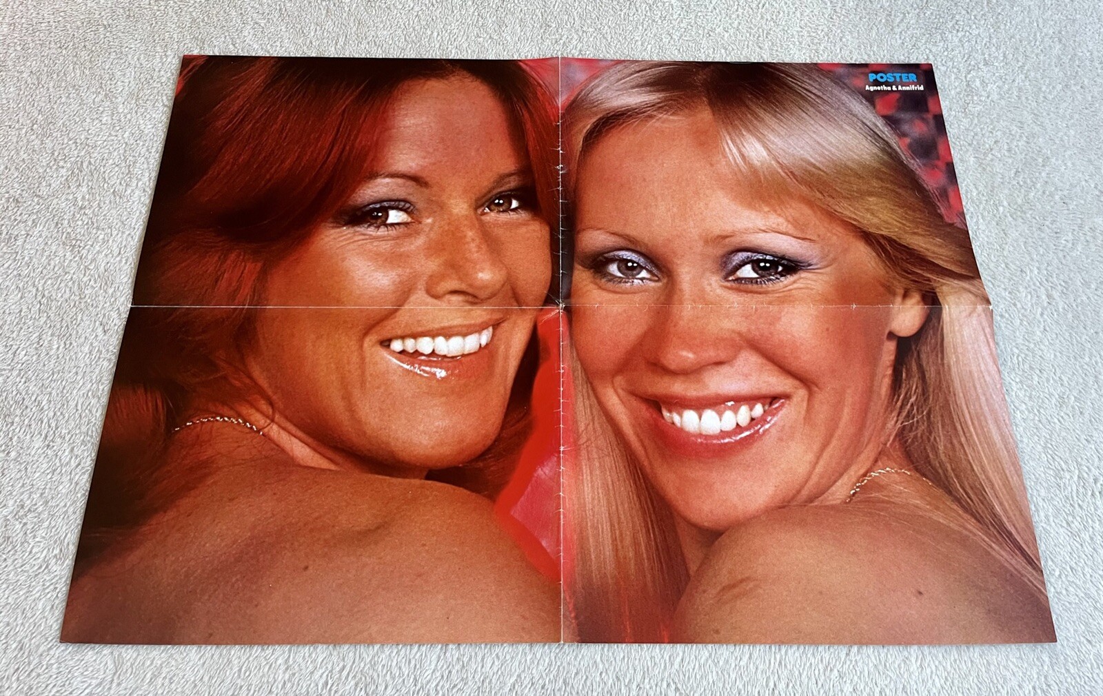 ABBA POSTER 1978 Agnetha Frida Swedish Poster Music Magazine 1970s ...