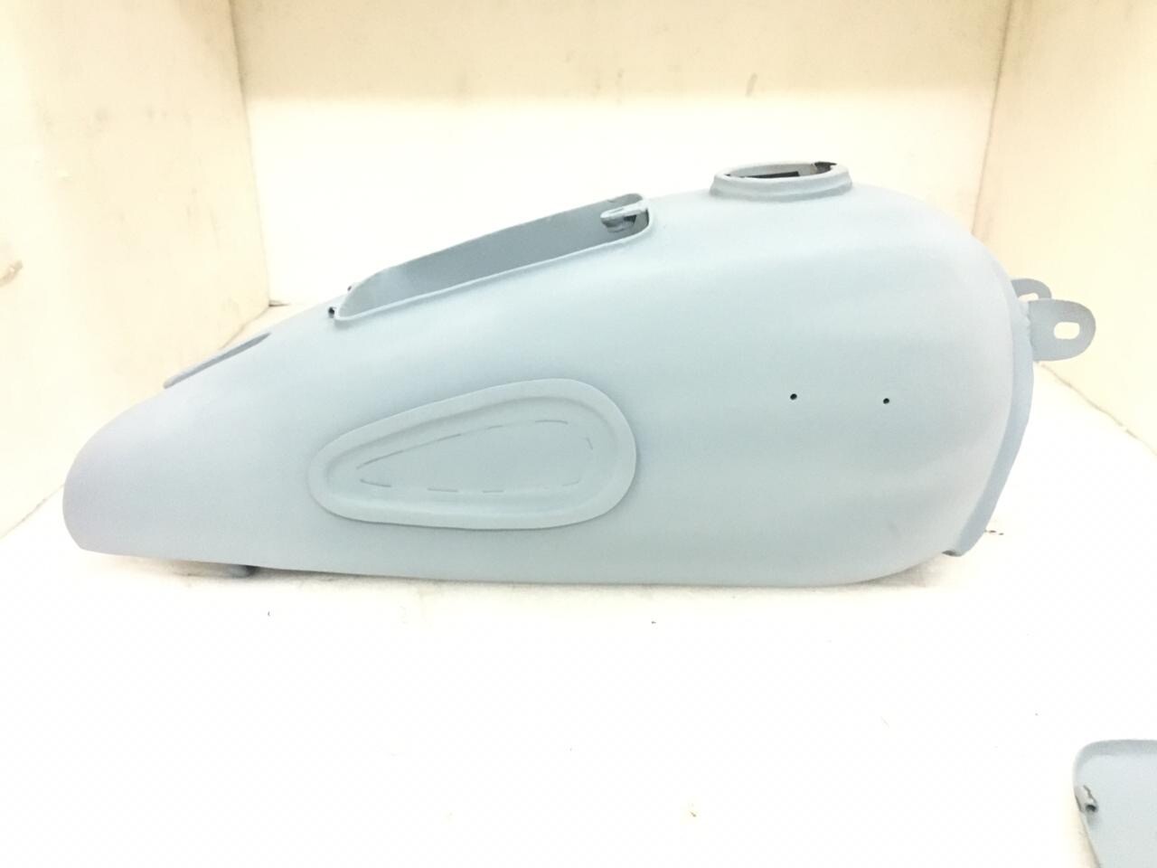 BMW R71 RAW GAS FUEL PETROL TANK WITH KNEE PAD PLATES |Fit For | eBay