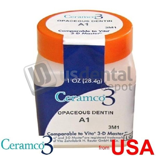CERAMCO-3 Opaceous Dentin B3 - 1Oz. Bottle ( #301115 ) Ce3 porcelain ...