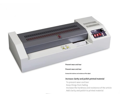 GD-320 Laminator Electric Laminator Cold/Hot Laminating Machine Cutting ...