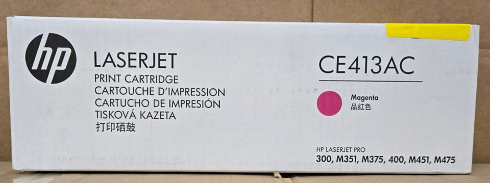 New Sealed Genuine HP CE413AC (305A) Magenta Toner Cartridge | eBay