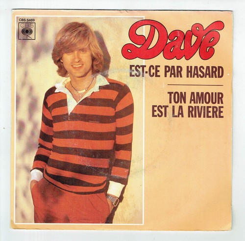 Dave Vinyl 45 RPM Self-Adhesive for / By Random - Ton Amour Est La ...