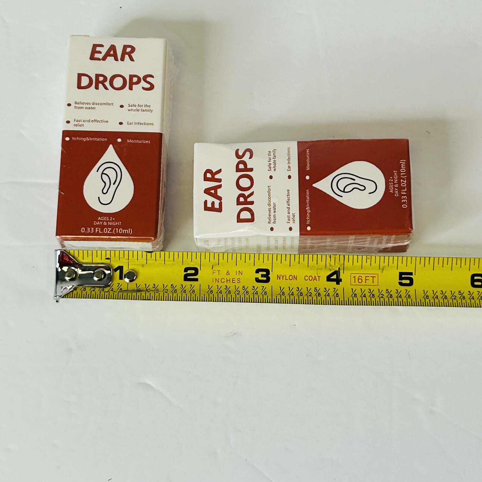 Ear Drops 2 Pk Tuobituo Earache Drops 0.33oz Each Safe Relieves Ear ...