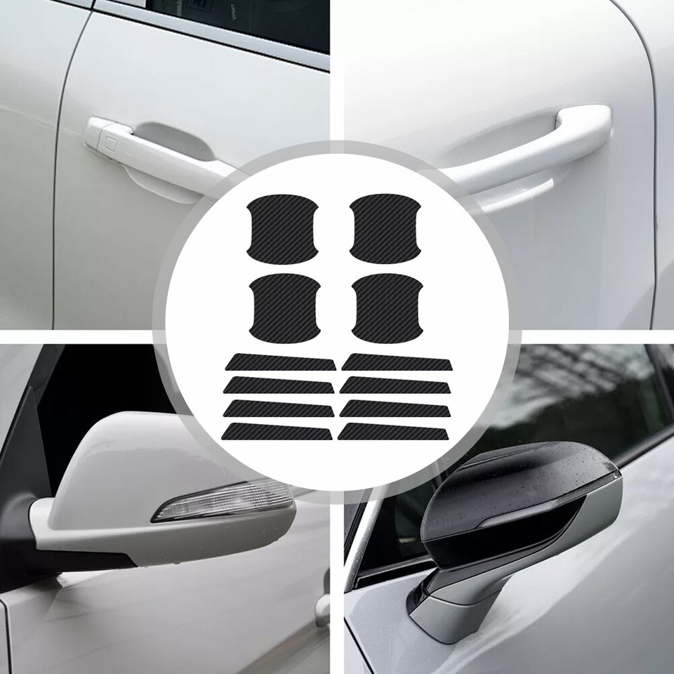 12pcs Car Door Handle Sticker Anti Scratch Protector Door Bowl Film ...