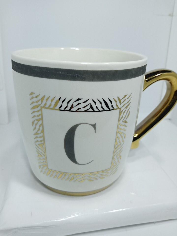 LETTER "C" COFFEE MUG. MONOGRAM "C" MUG. C Deco Mug. B304 | eBay