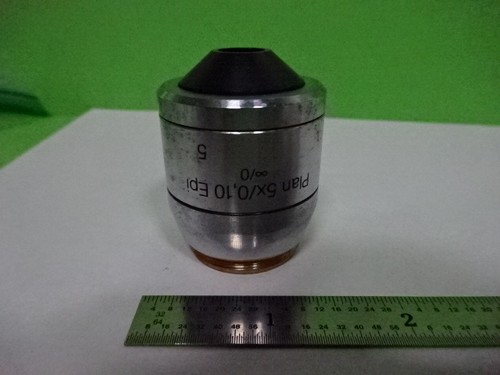 MICROSCOPE PART POLYVAR REICHERT OBJECTIVE 5X EPI OPTICS AS IS #AF-E-11 ...