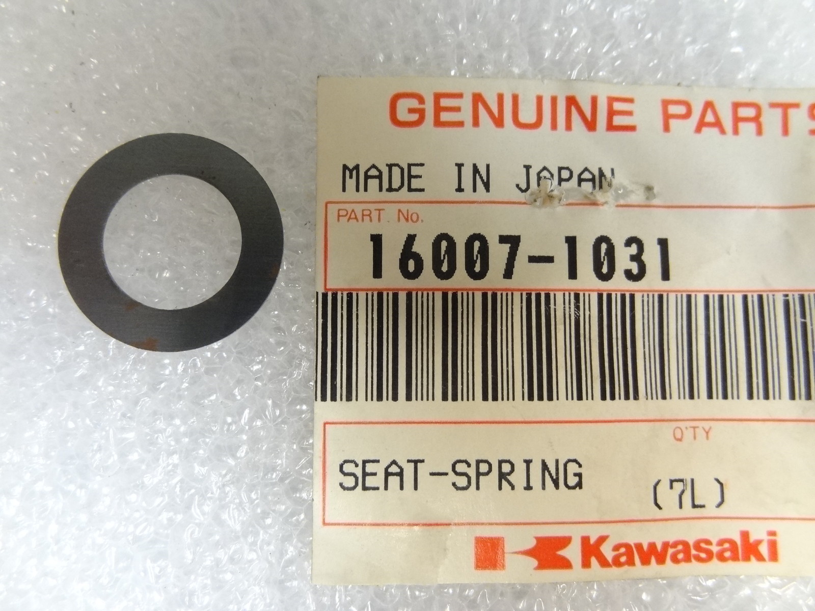 Kawasaki NOS NEW 16007-1031 Spring Seat 12x20X.5 VN VN1600 VN1500 ...