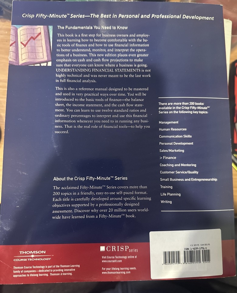 Understanding Financial Statements Revised Ed Crisp Fifty-Minute Series ...