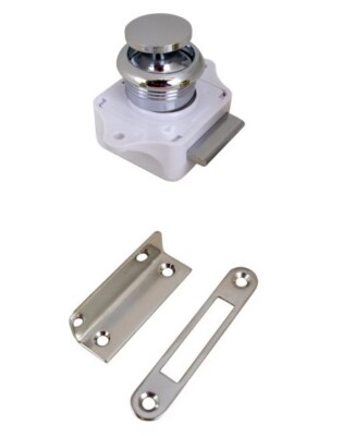SEA DOG 224300-1 Push Button Rim Latch - Chrome | eBay