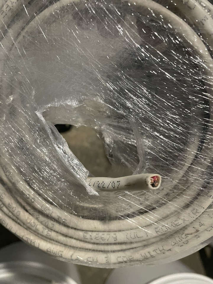 Romex 35' White 14/3 Solid Indoor NM-B Cable 35ft. Old Stock | eBay