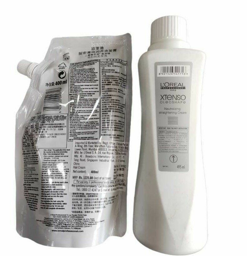 L'Oreal Paris X-Tenso 400 ml hair straightening cream + Neutraliser 495 ...
