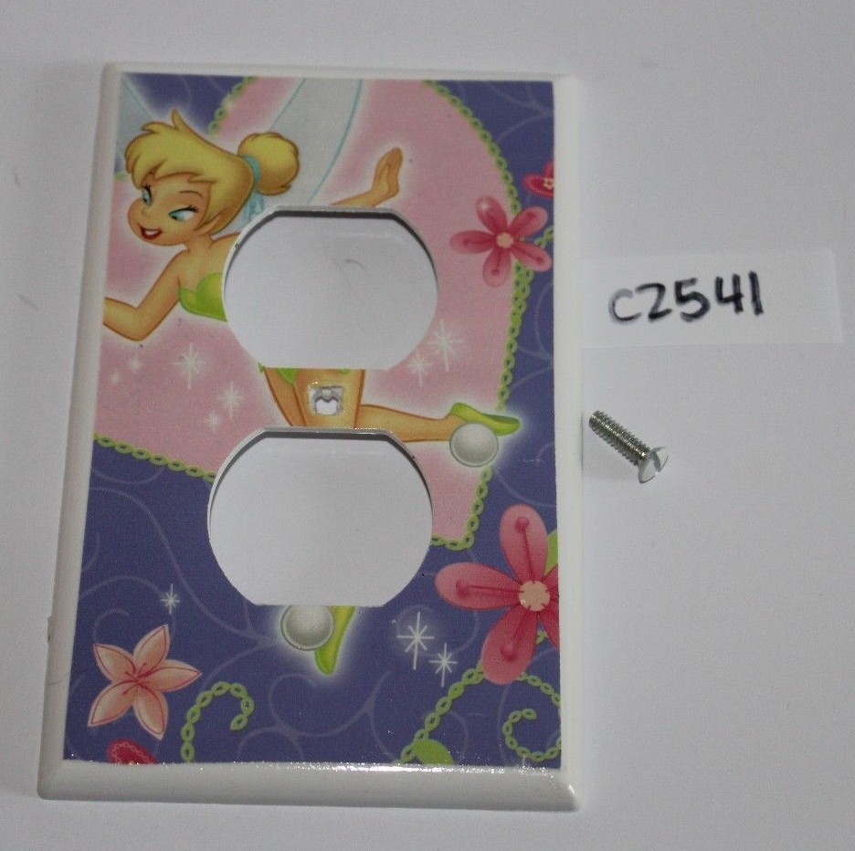 TINKERBELL - Light Switch Cover - Switchplate Electrical Outlet Kids ...