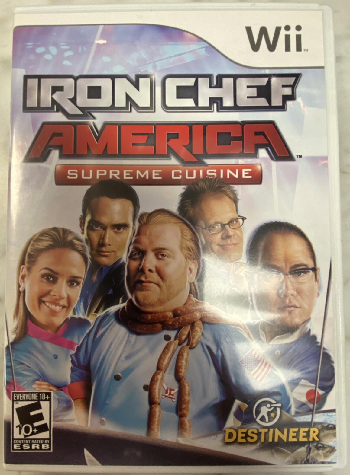 NINTENDO Wii GAME - IRON CHEF AMERICA SUPREME CUISINE - COMPLETE RATED ...