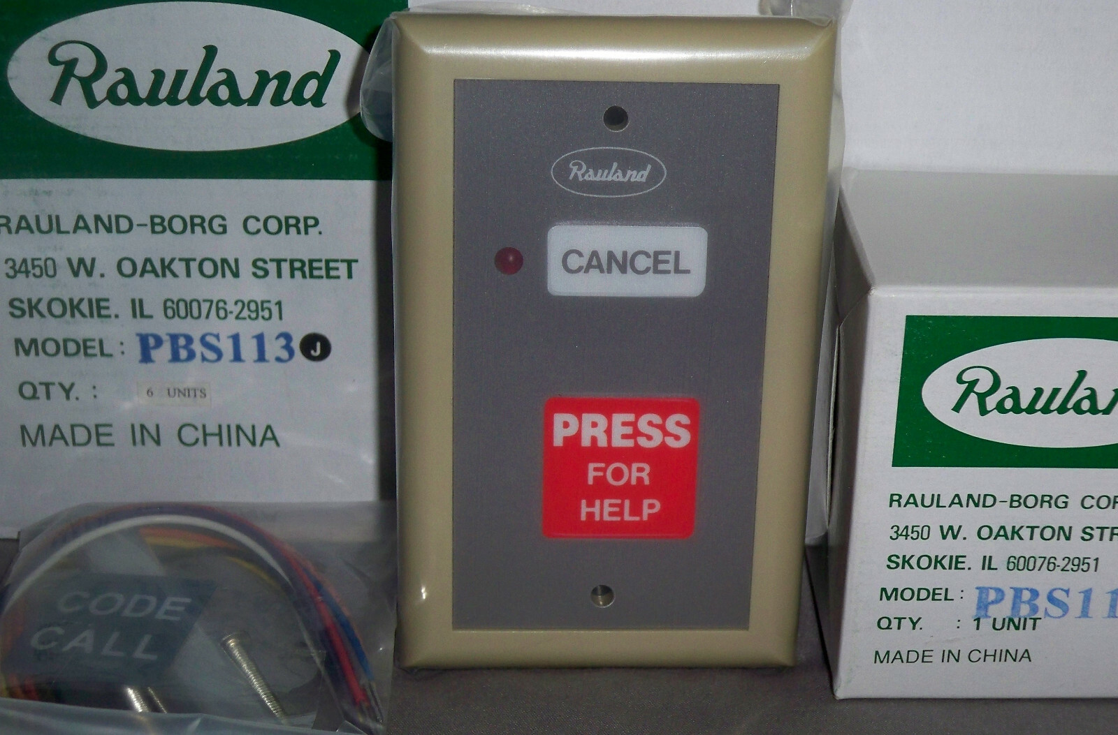 New Rauland-Borg Responder III PBS113 Push For Help / Code Call, Nurse ...