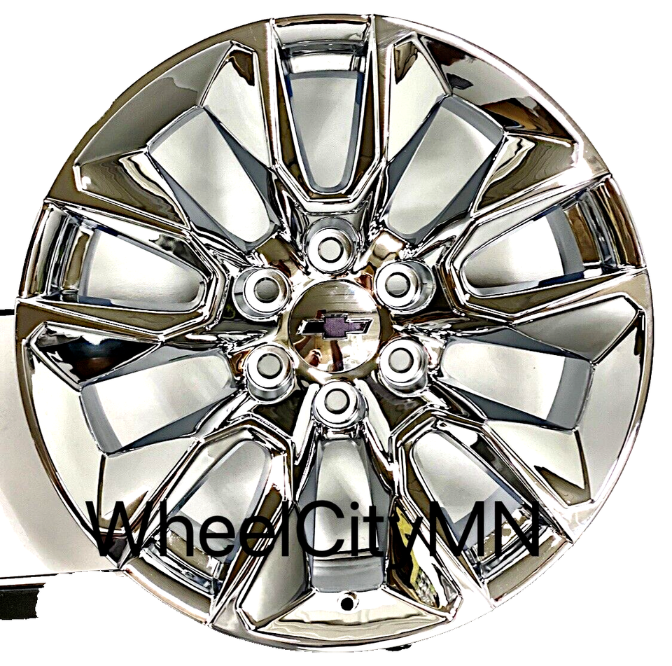 20” chrome 2023 Chevy Silverado RST OE replica 5916 wheels Tahoe ...