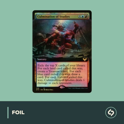 MTG | Culmination of Studies | STRIXHAVEN | EXTENDED | NM | EN | FOIL ...