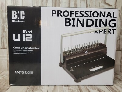 iBind U12 Comb Binding Machine 450 Sheet Binding 12 Sheet Punching ...