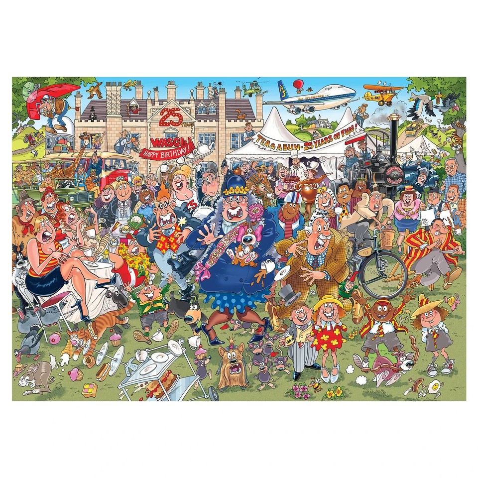 Wasgij Original 40 25th Anniversary Garden Party Jigsaw Puzzle (1000 ...