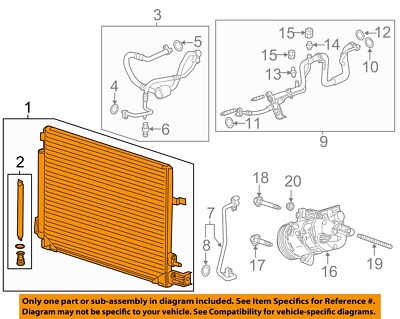 Cadillac GM OEM 13-15 ATS Air Conditioner-Condenser 22966150 | eBay