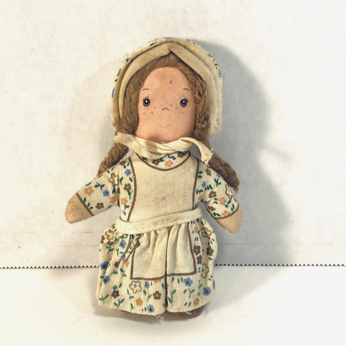 Knickerbocker 5" Friend of Holly Hobbie Cloth Rag Doll Named Heather ...