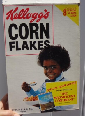 RARE Cereal Box African American Boy Corn Flakes Box 1978 Black ...