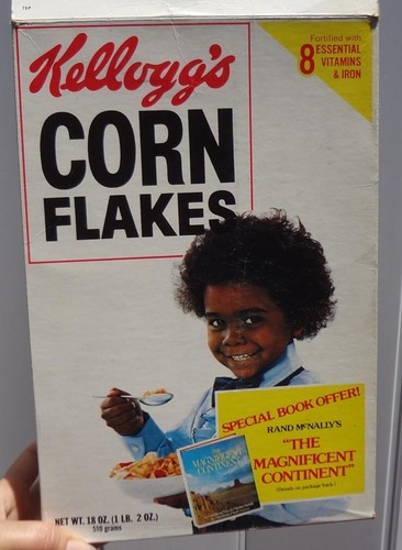 RARE Cereal Box African American Boy Corn Flakes Box 1978 Black ...