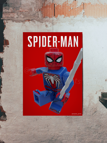 LEGO Spider Man PS4 Game Poster - Custom Print - A1 Size | eBay Australia