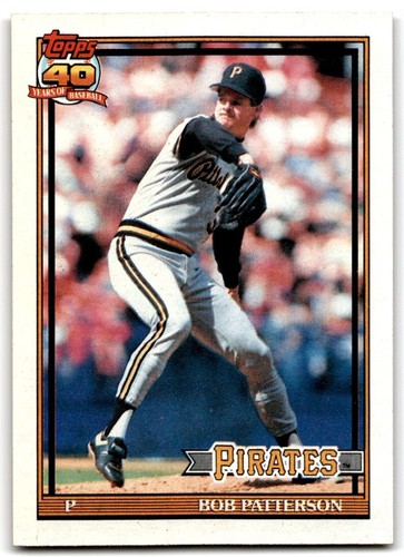 1991 Topps Baseball Card Bob Patterson Pittsburgh Pirates #479 | eBay