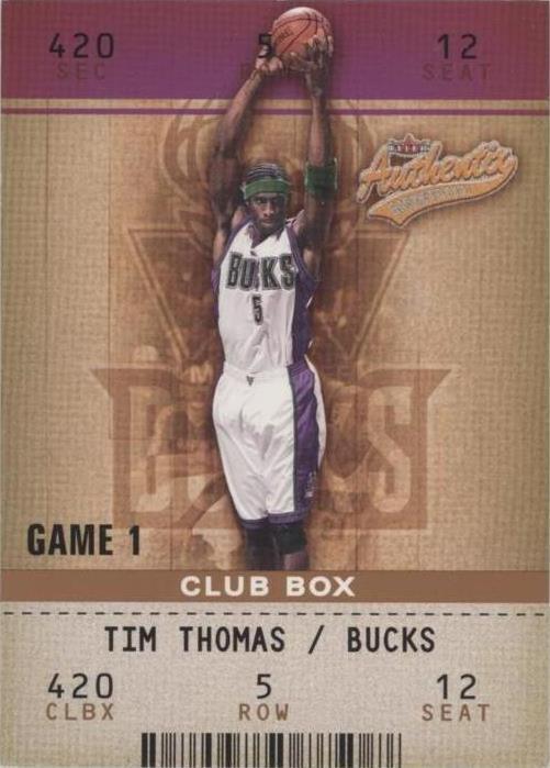 2002-03 Fleer Authentix - Tim Thomas #90 Club Box /100 for sale online ...