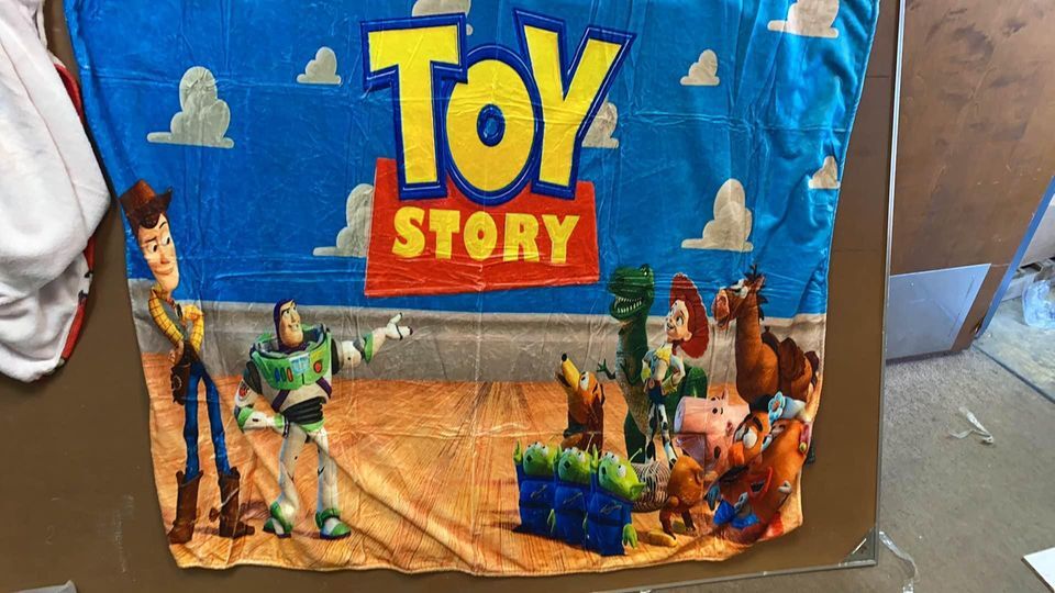 PIXAR Blanket TOY STORY Throw Blanket Cartoon Cute for Boys and Girls ...
