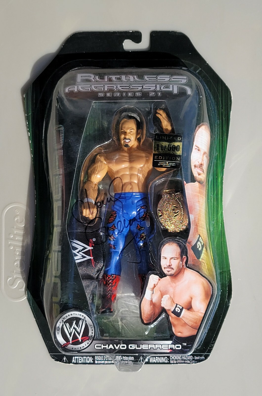 wwe wwf ljn ruthless aggression #21 classic superstars 1 of 500 chavo ...