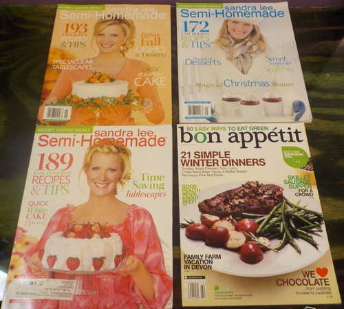 Sandra Lee Semi-Homemade Recipe Cooking Magazines Lot Of 3 - 1 Bon ...