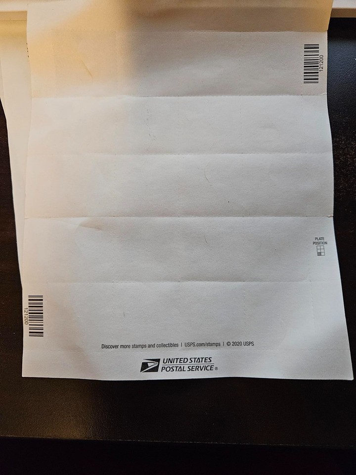 Sheet of 19 Non-Machinable US Stamps, Colorado Hairstreak Purple ...