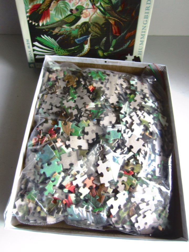 "Hummingbirds" New York Puzzle Company 1000 Piece Puzzle - Preowned ...