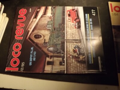 0104 Loco Revue n°477 - Dépôt PLM au 1/43, dossier RATP | eBay