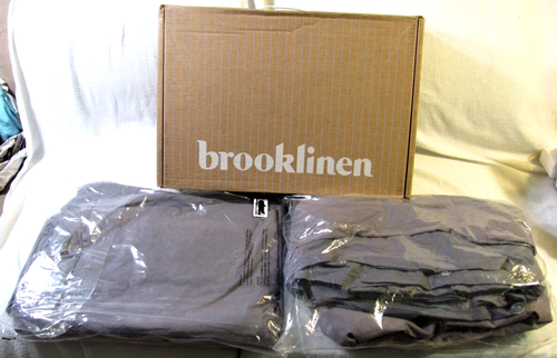 Pair (2) Brooklinen Duvets T-12L Size Twin XL Original Box Slate Grey ...
