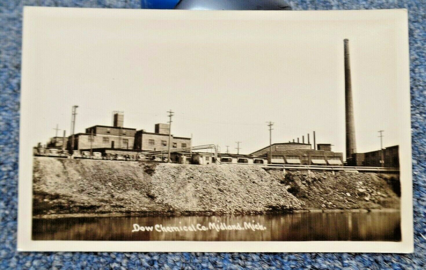 Dow Chemical Plant Midland MI 1947 RPPC EKPK EKKP RARE Real Photo ...