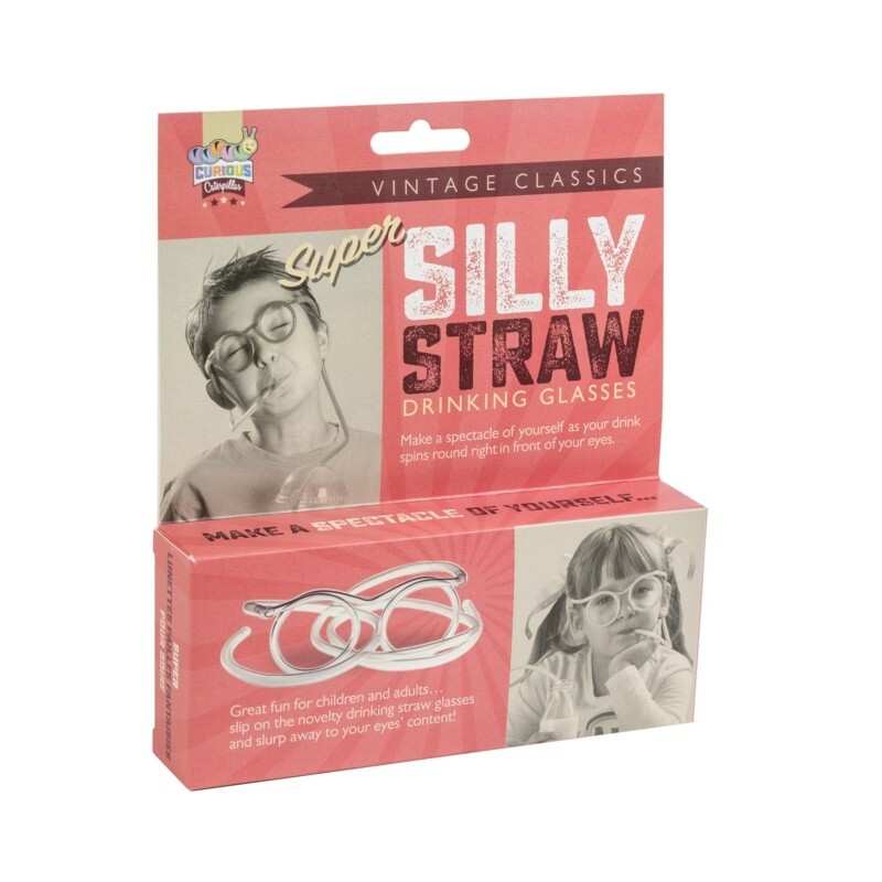 FUNTIME SILLY STRAW DRINKING GLASSES - PT7327 FUNNY STRAW DRINK GLASSES ...